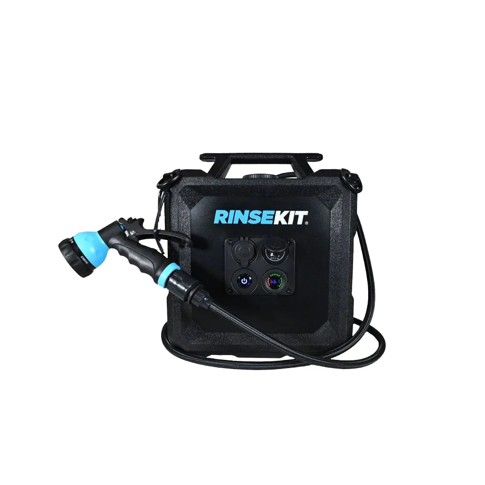 RINSEKIT CUBE - Douche portable autonome 15L (avec Batterie) - Black ...